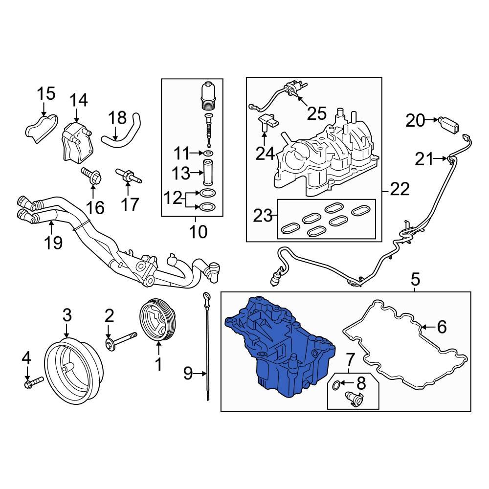 Ford OE ML3Z6675J - Engine Oil Pan