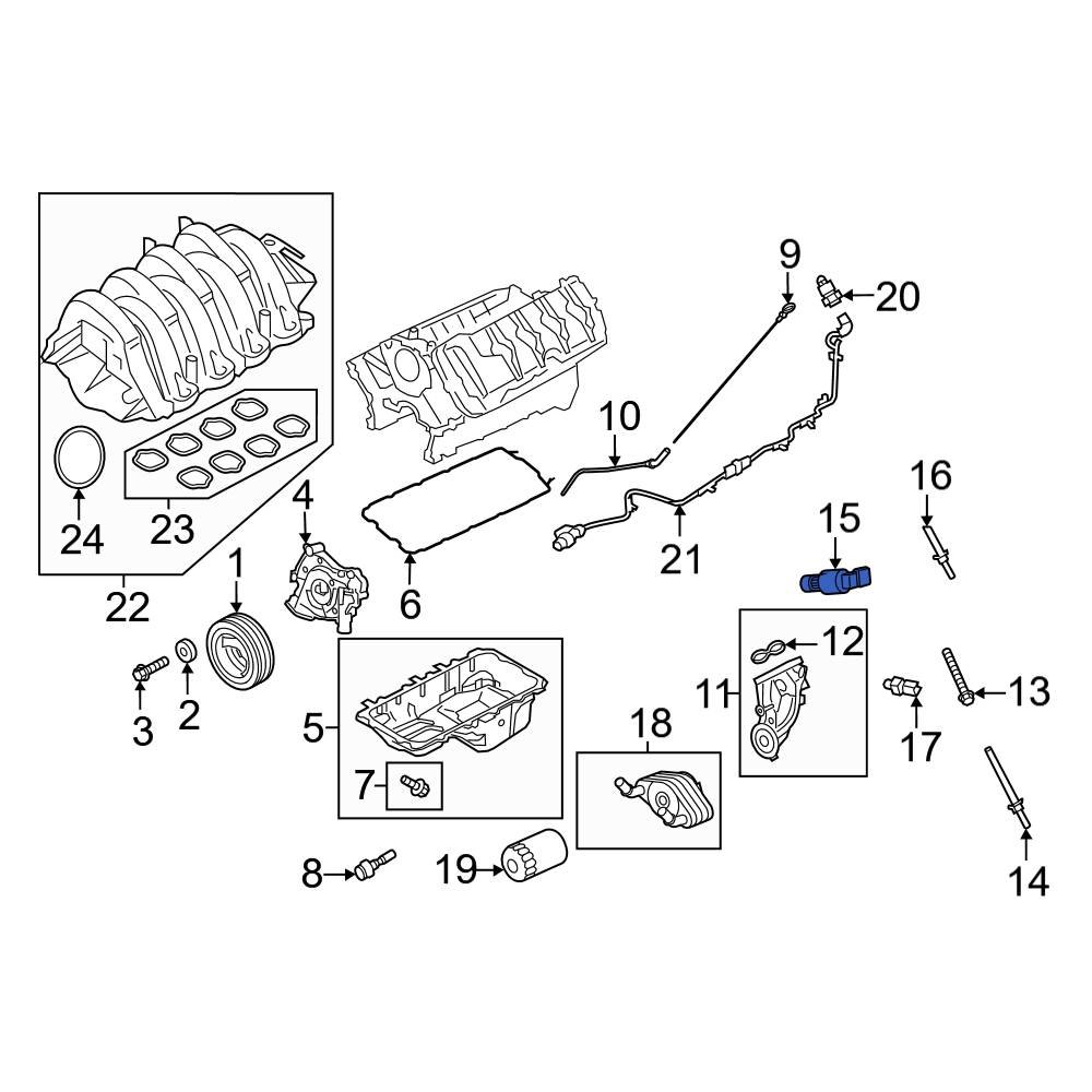 Ford OE JT4Z6C880A - Engine Variable Displacement Oil Control Solenoid