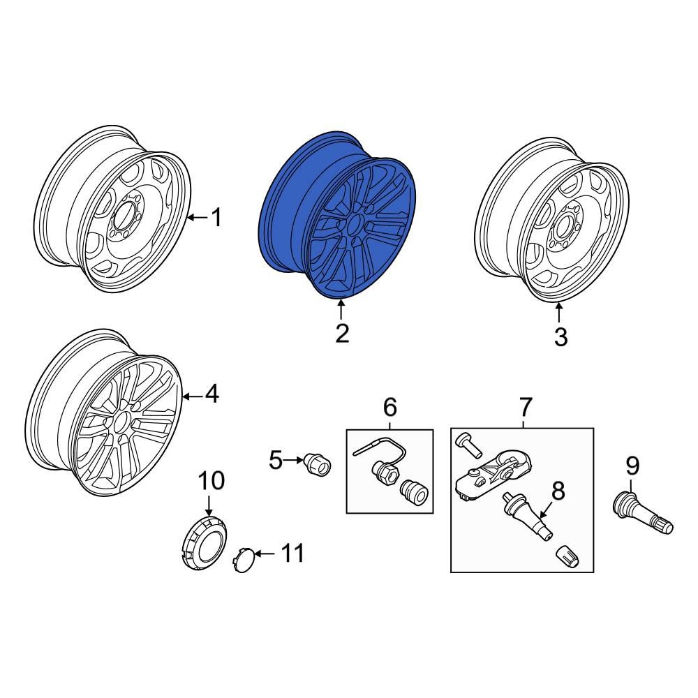 Ford OE ML3Z1007AA - Wheel