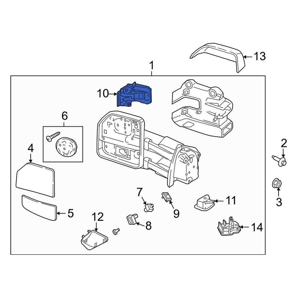 Ford OE FL3Z13B375CC - Center Left Turn Signal Light Assembly