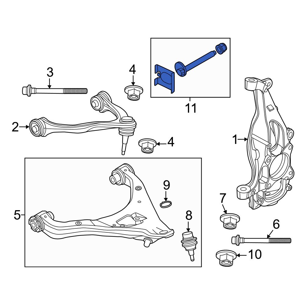 Ford OE FL3Z3B236A - Front Alignment Camber Adjusting Eccentric