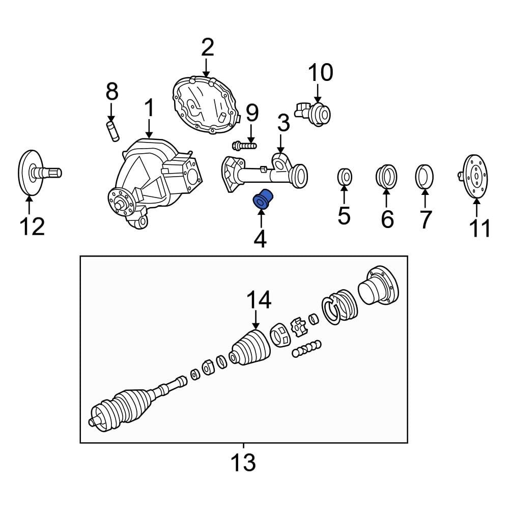 Ford OE F75Z3A443AB - Front Differential Housing Insulator