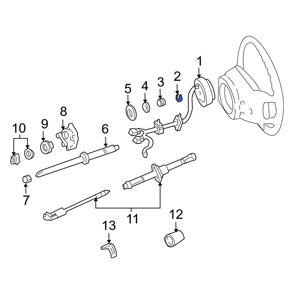 Ford OE F2DZ3C610A - Ignition Lock Cylinder O-Ring