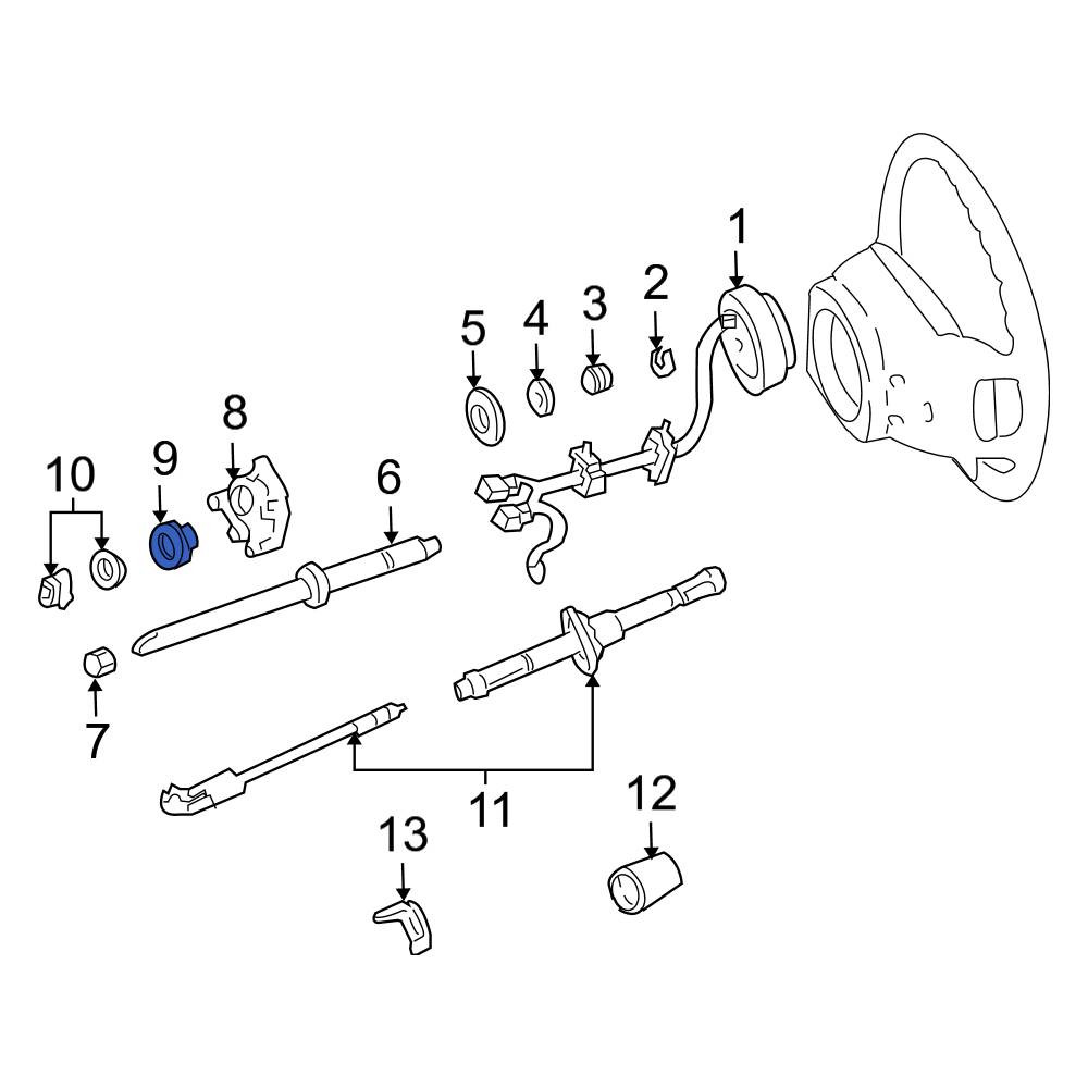 Ford OE FODZ3518A - Lower Steering Column Bearing Race
