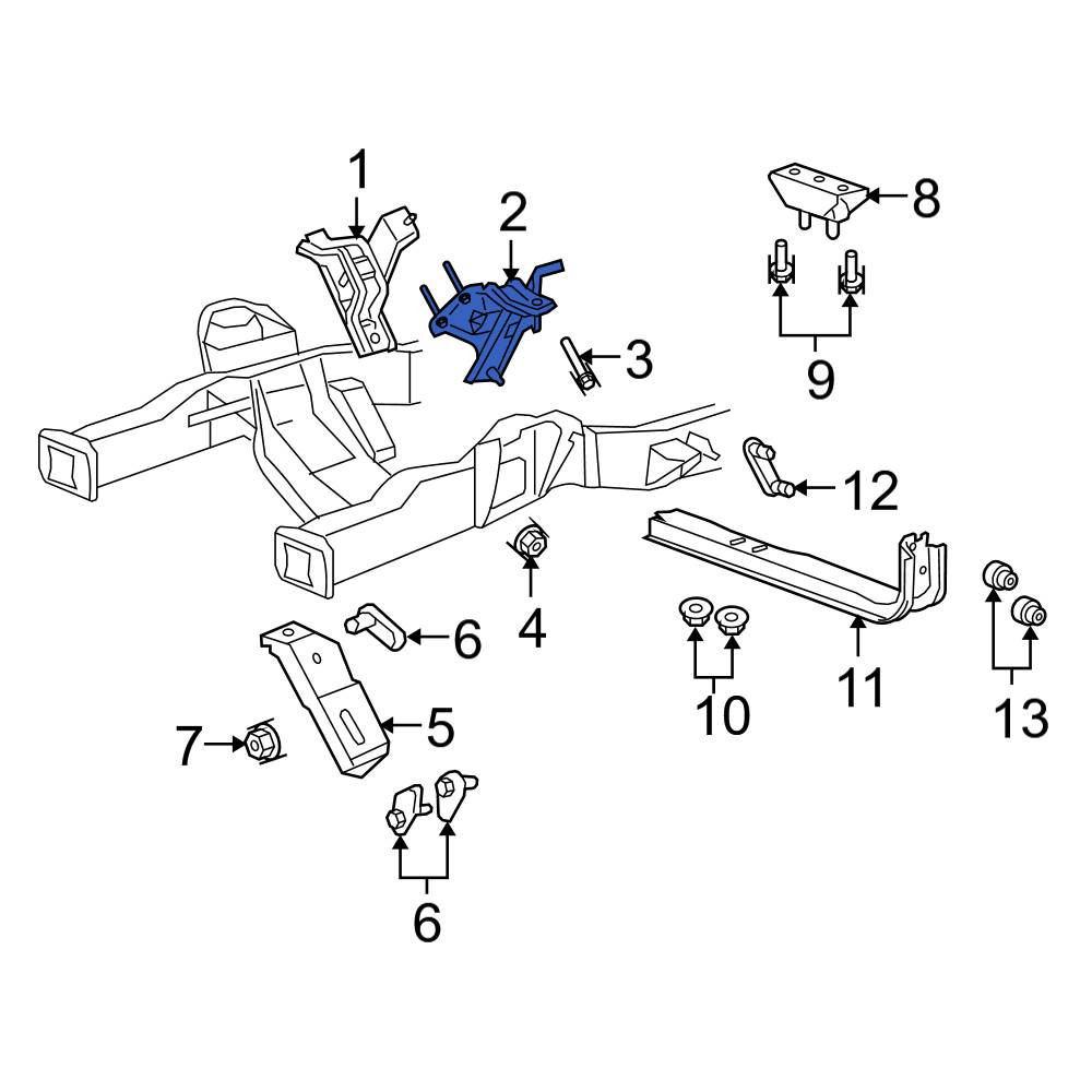 Ford OE F7UZ6038DB - Left Engine Mount