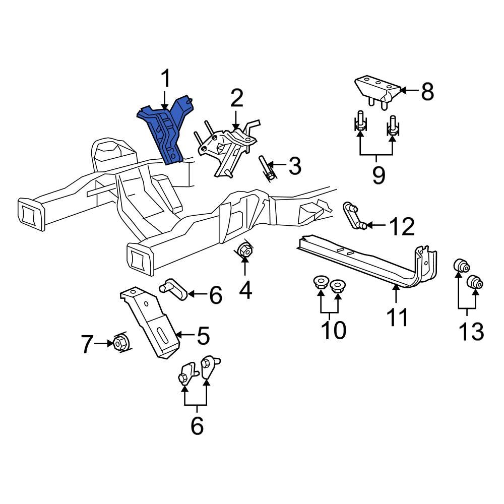 Ford OE 5U9Z6038AA - Right Engine Mount