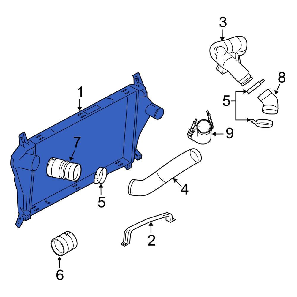 Ford OE 6C2Z6K775A - Intercooler