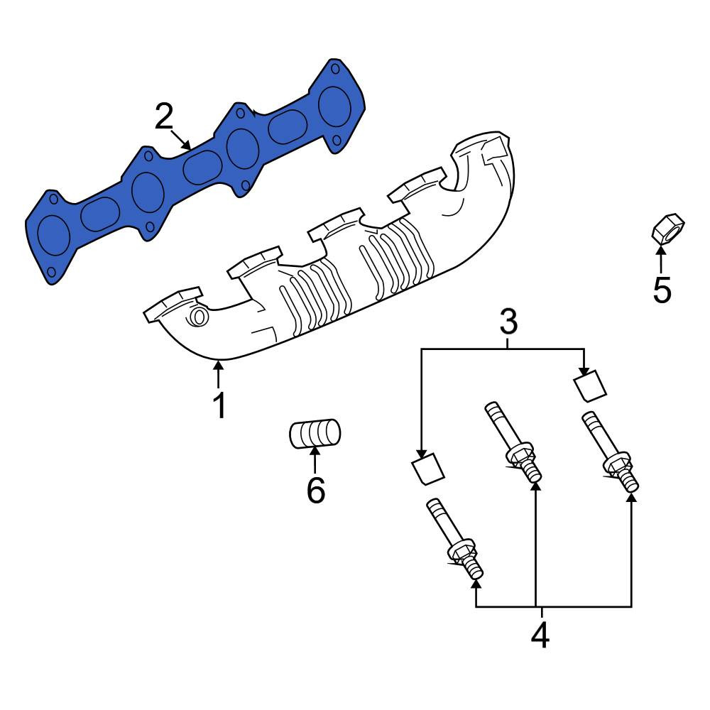 Ford OE 6C3Z9448A - Exhaust Manifold Gasket