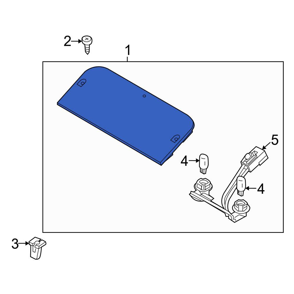 Ford OE 6C2Z13A613A - Rear Center High Mount Stop Light