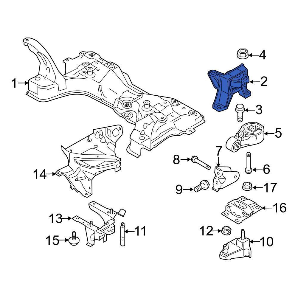 Ford OE 9T1Z6038A - Engine Mount