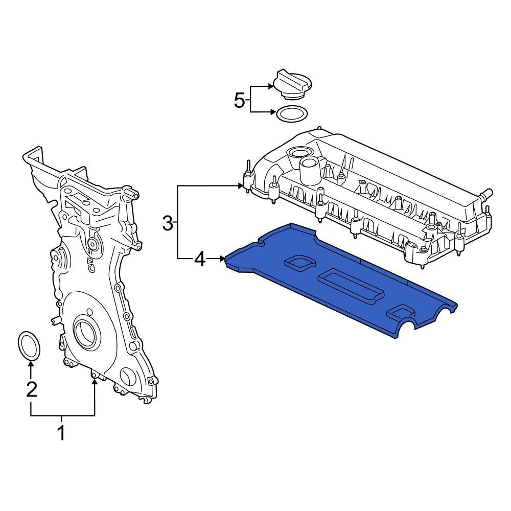Ford OE CV6Z6584A - Engine Valve Cover Gasket