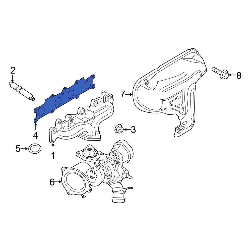 Ford OE BM5Z9448A - Exhaust Manifold Gasket
