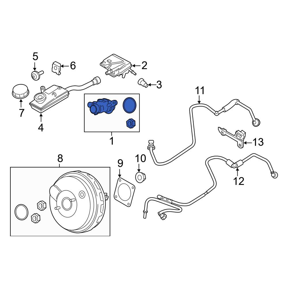 Ford OE KV6Z2140C - Brake Master Cylinder