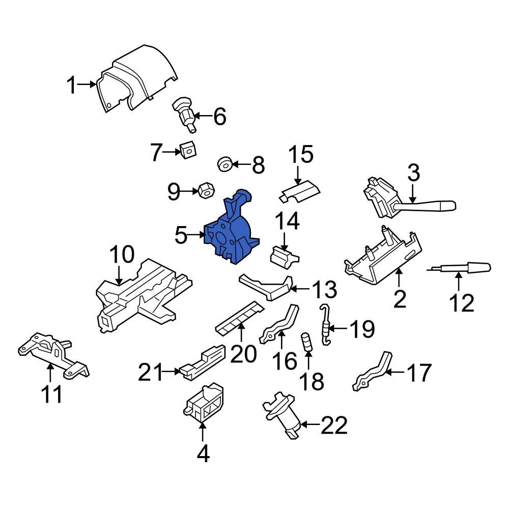 Ford OE F75Z3511AB - Ignition Lock Housing