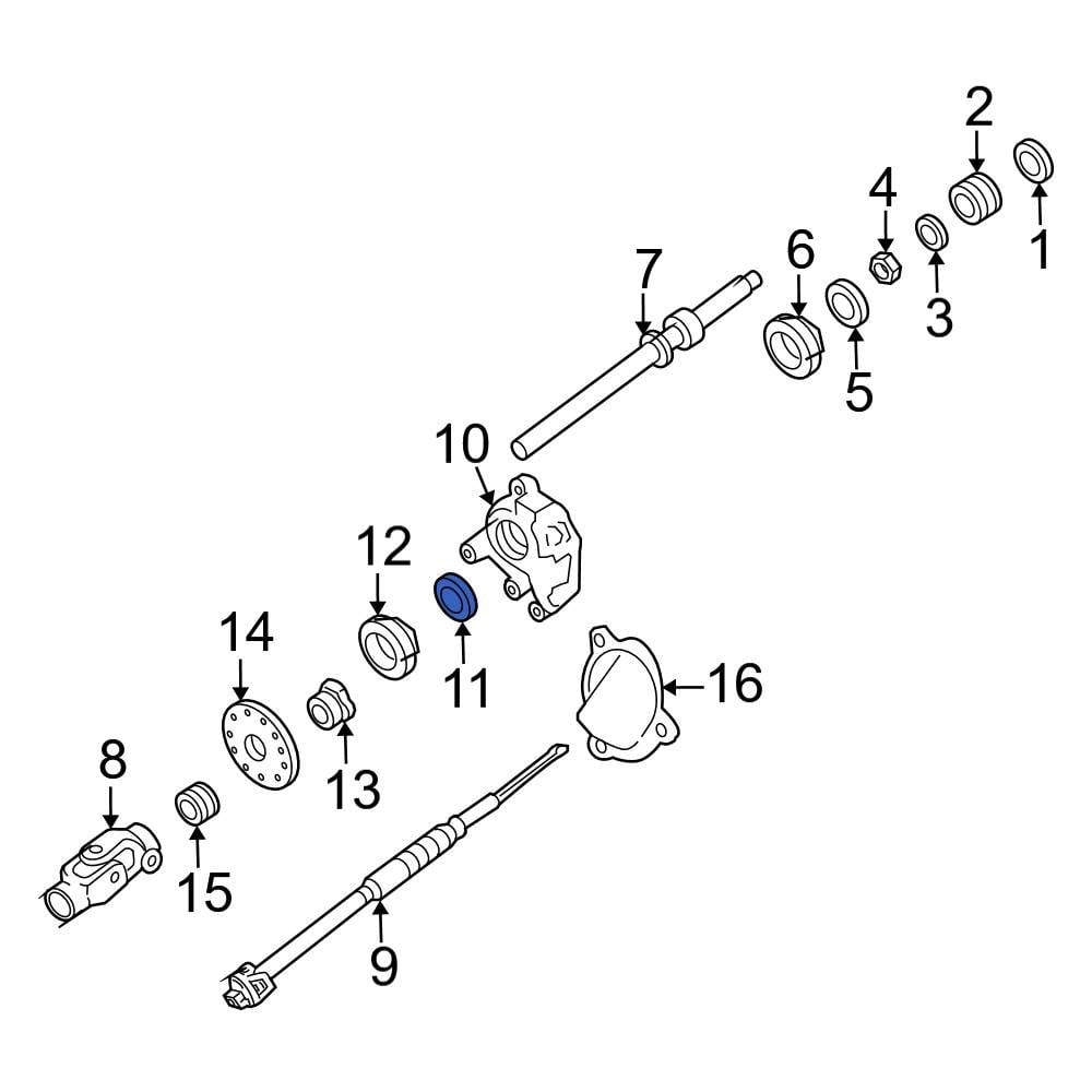 Ford OE F4DZ3517A - Steering Column Bearing