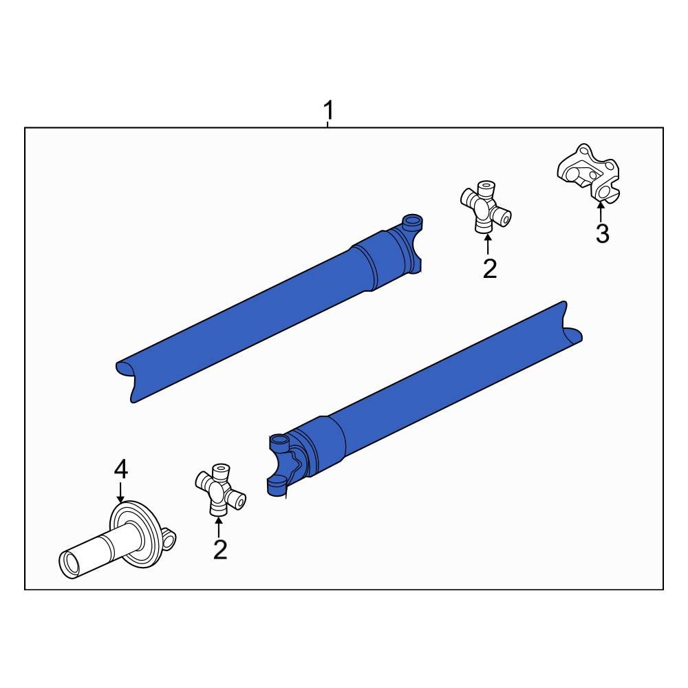 Ford OE LC2Z4R602C - Rear Drive Shaft