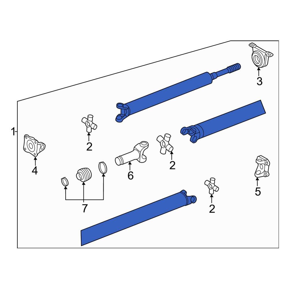 Ford OE LC2Z4R602C - Drive Shaft