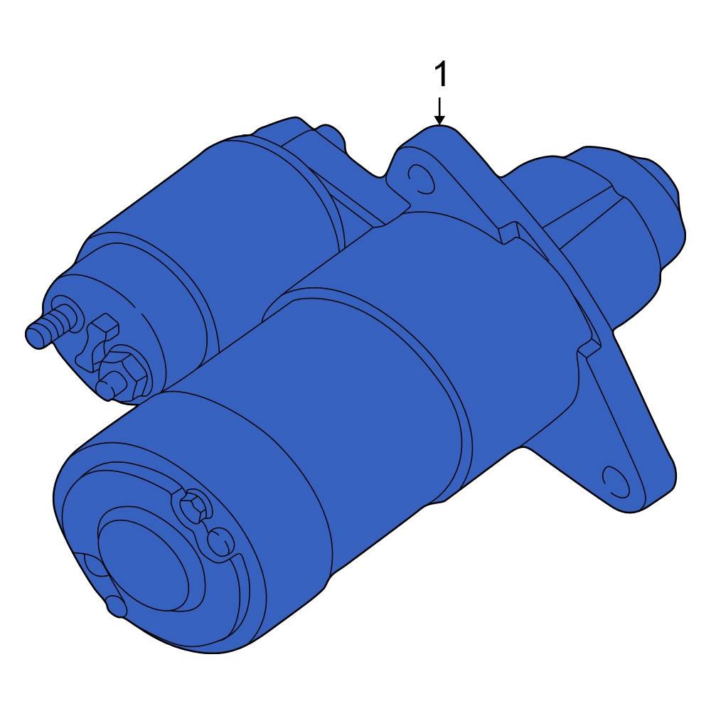 Ford OE F4TZ11002ARM - Starter Motor