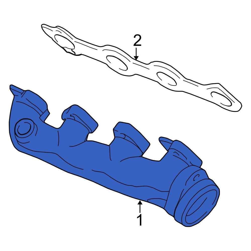 Ford OE 7L1Z9431A - Left Exhaust Manifold