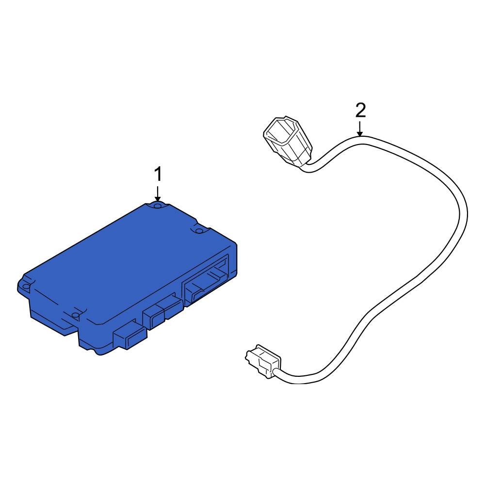 Ford OE EJ5Z14D212BA - GPS Navigation Control Module