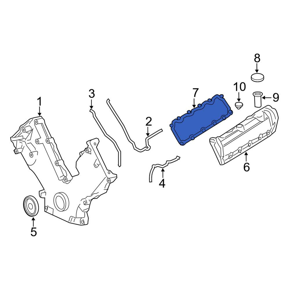 Ford OE 7L1Z6584B - Left Engine Valve Cover Gasket