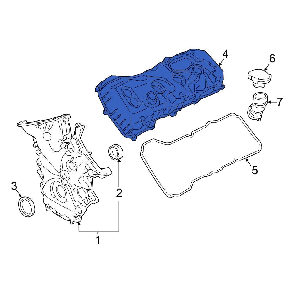 Ford OE BL3Z6582H - Left Engine Valve Cover