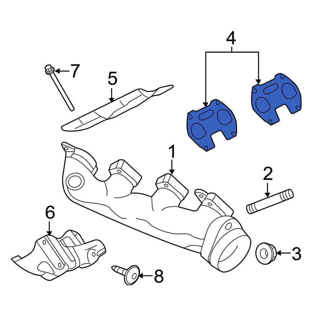 Ford OE 9L3Z9448A - Exhaust Manifold Gasket