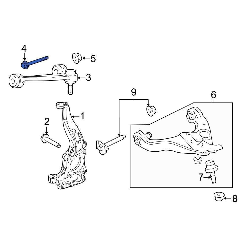 Ford OE W711237S439 - Outer Suspension Integral Link Bolt