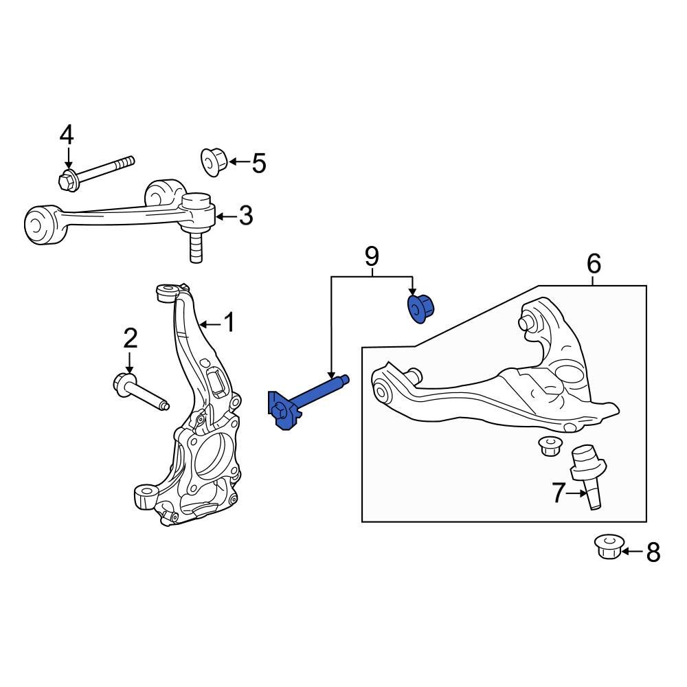 Ford OE 7L1Z3B236AB - Front Alignment Camber Adjusting Eccentric