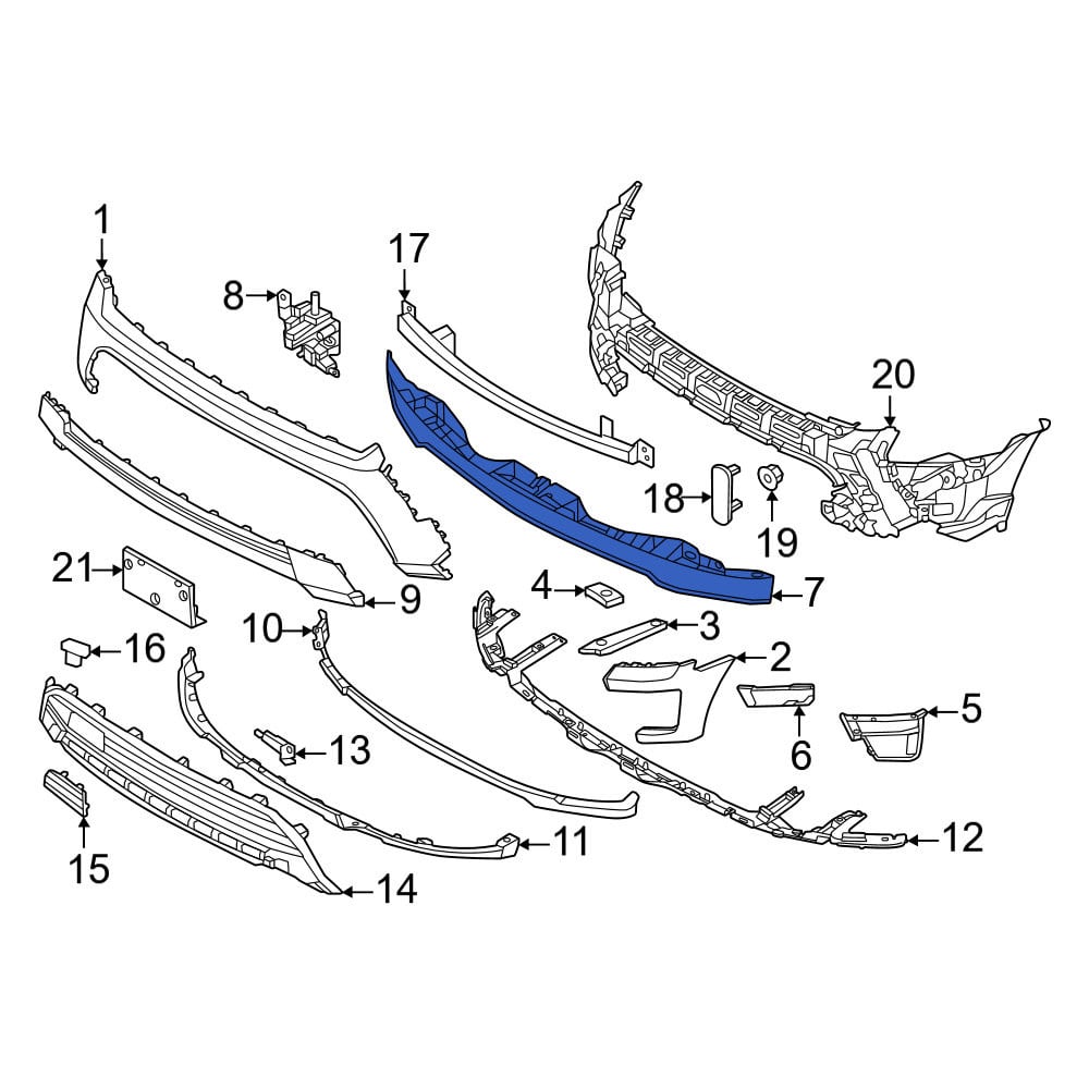 Ford OE NL1Z17626C - Front Valance Panel