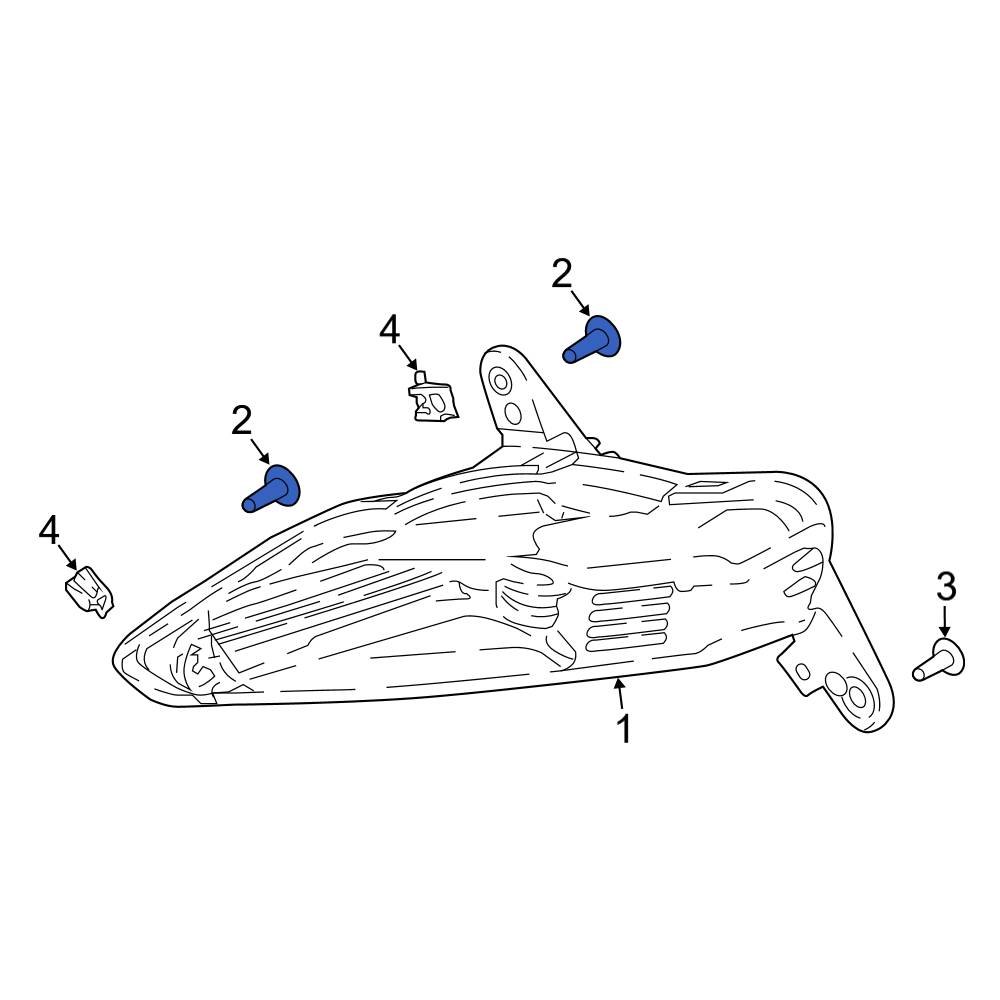 Ford OE W704874S439 - Fog Light Screw