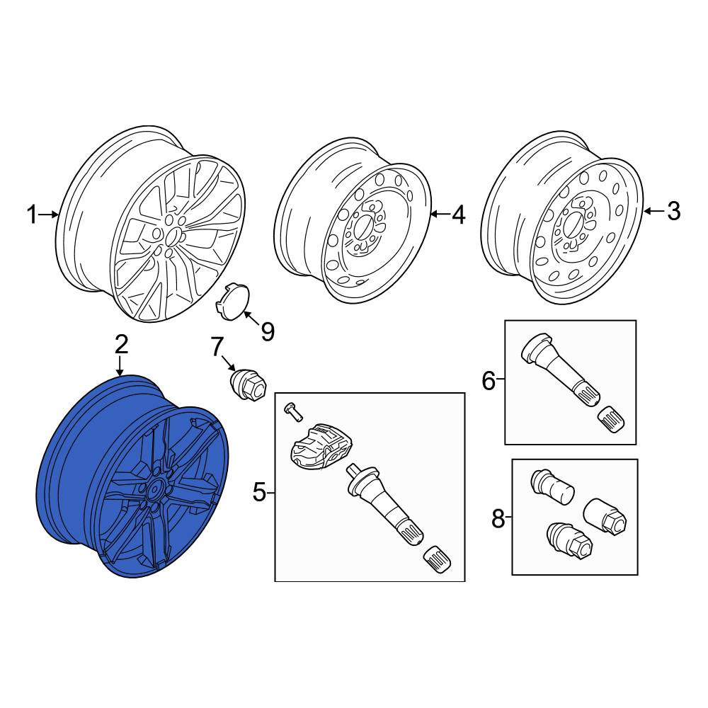 Ford OE KL1Z1007A - Wheel