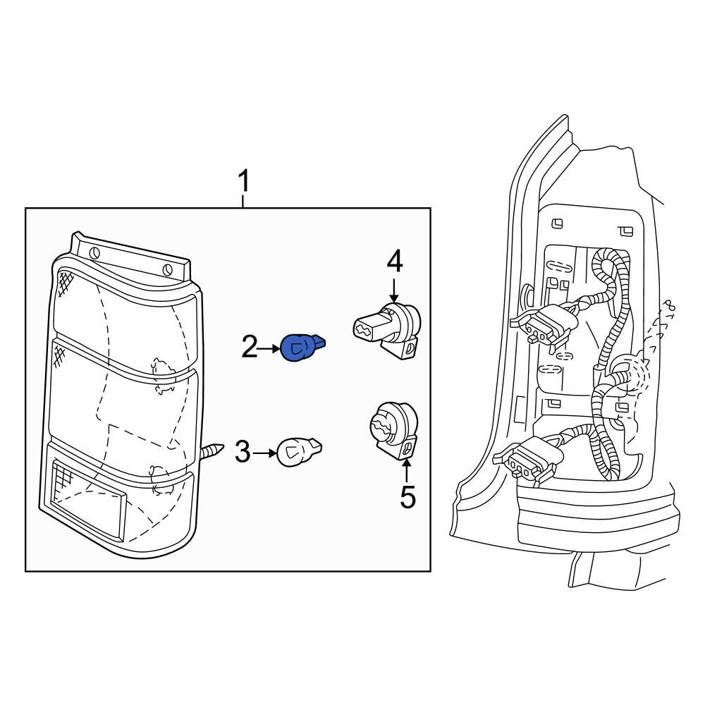 Ford OE F4CZ13466A - Front Turn Signal Light Bulb