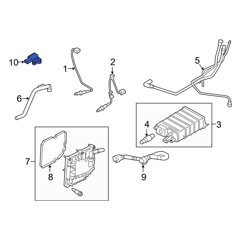 Ford OE K2GZ9F479A - Manifold Absolute Pressure Sensor