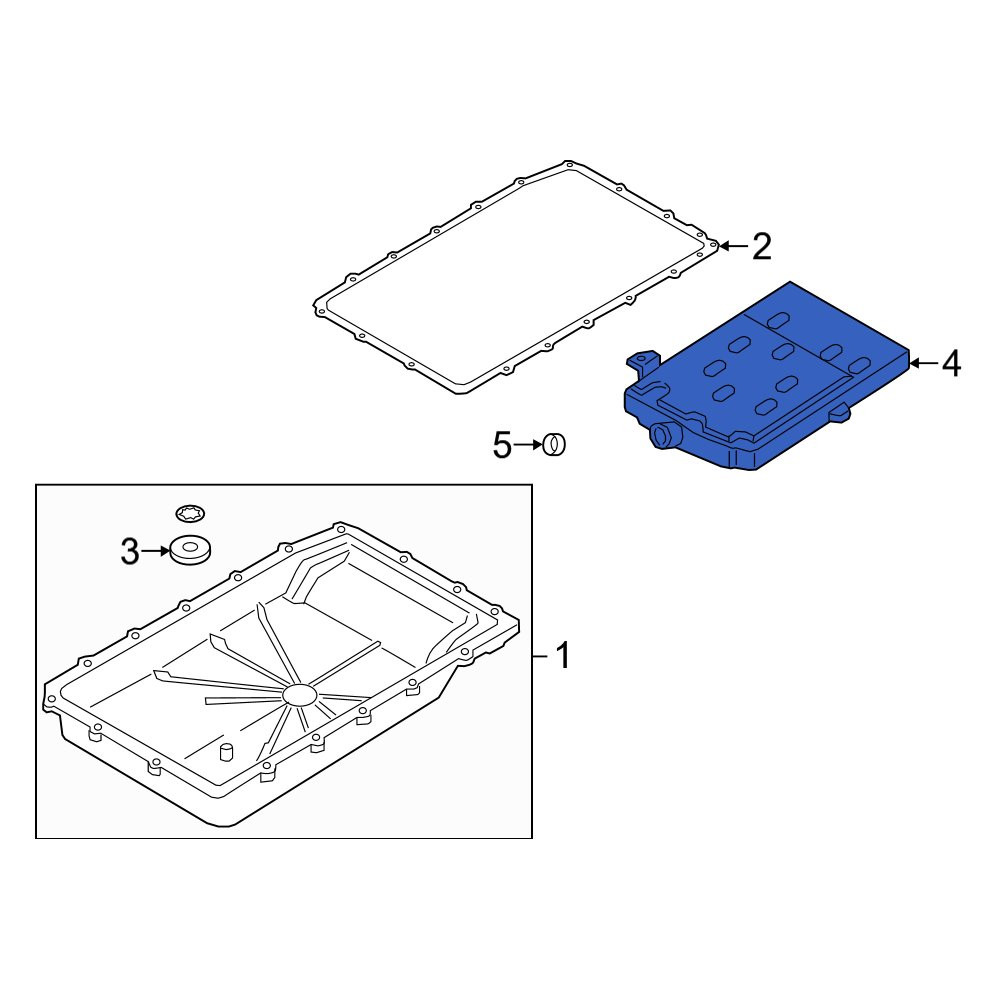 Ford OE HL3Z7A098A - Transmission Oil Filter