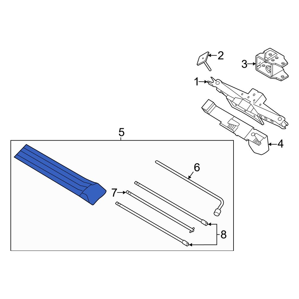Ford OE JB3Z17005C - Multi-Purpose Tool Set