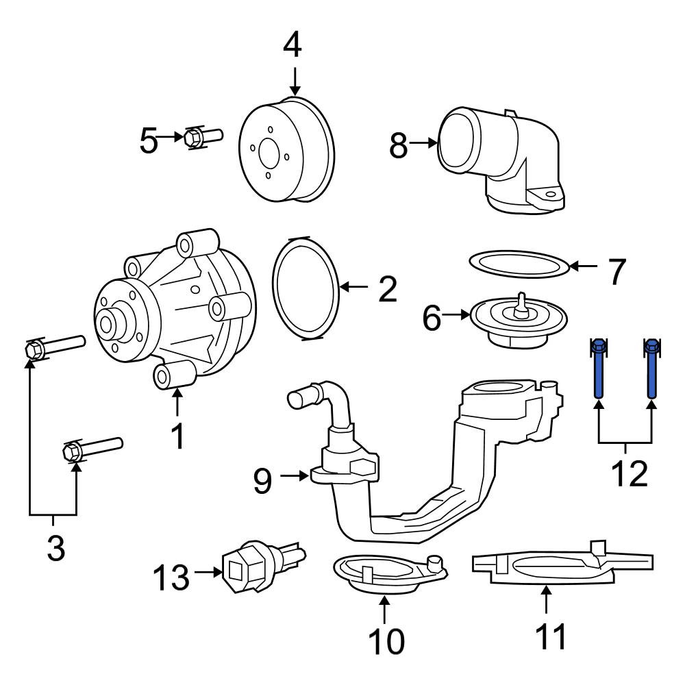 Ford OE W503282S437 - Ignition Coil Bolt