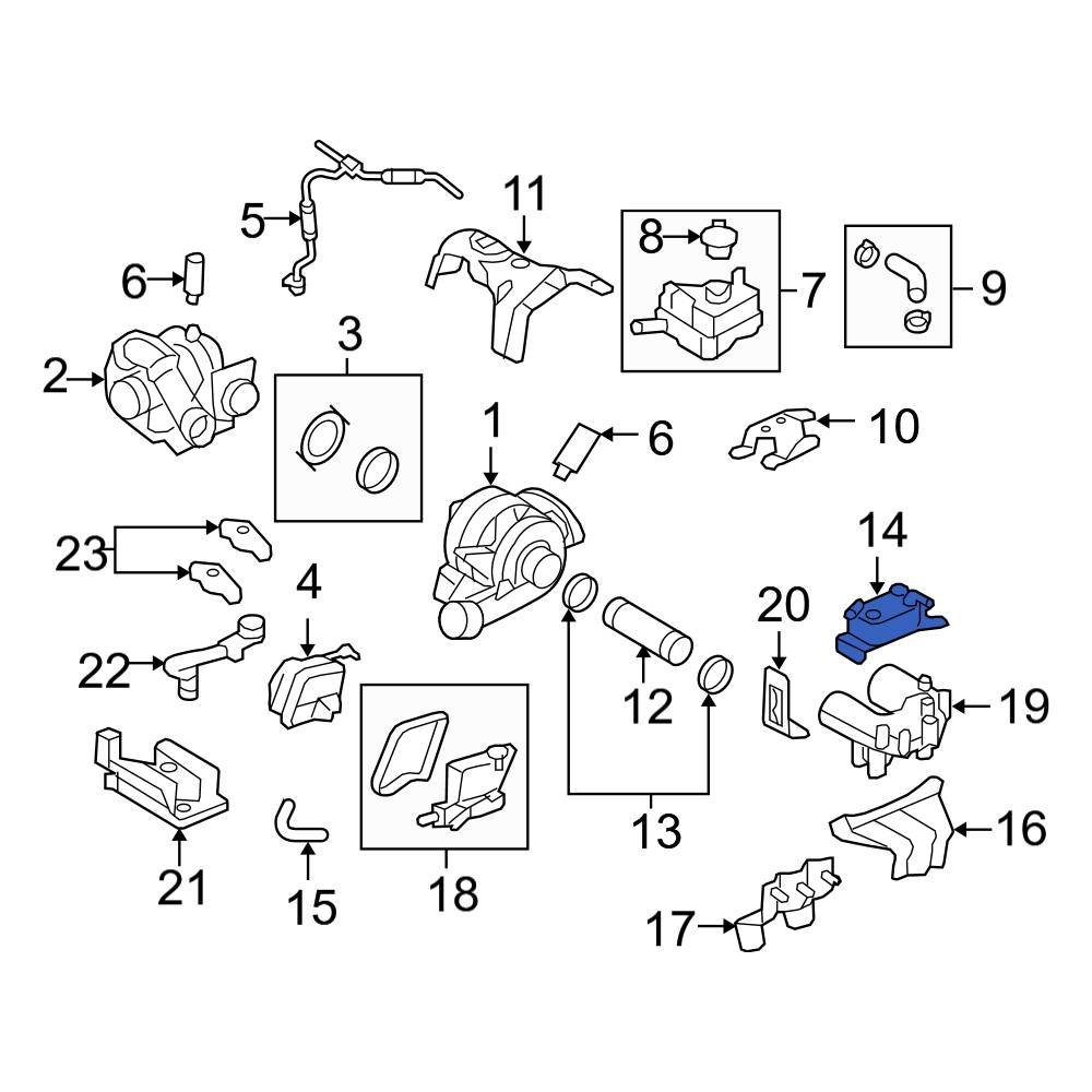 Ford OE 8C3Z9N103B - Fuel Cooler