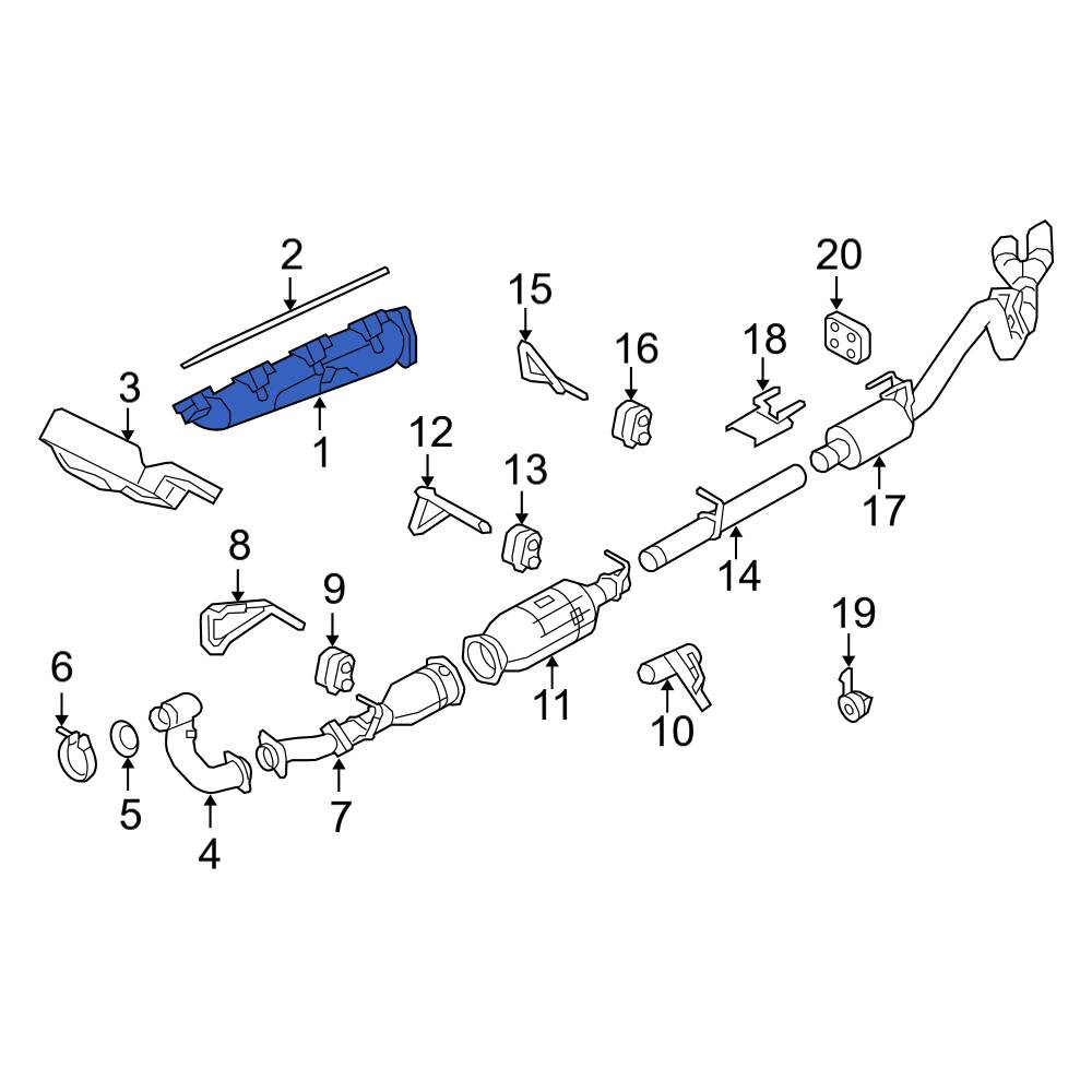 Ford OE 8C3Z9430A - Exhaust Manifold