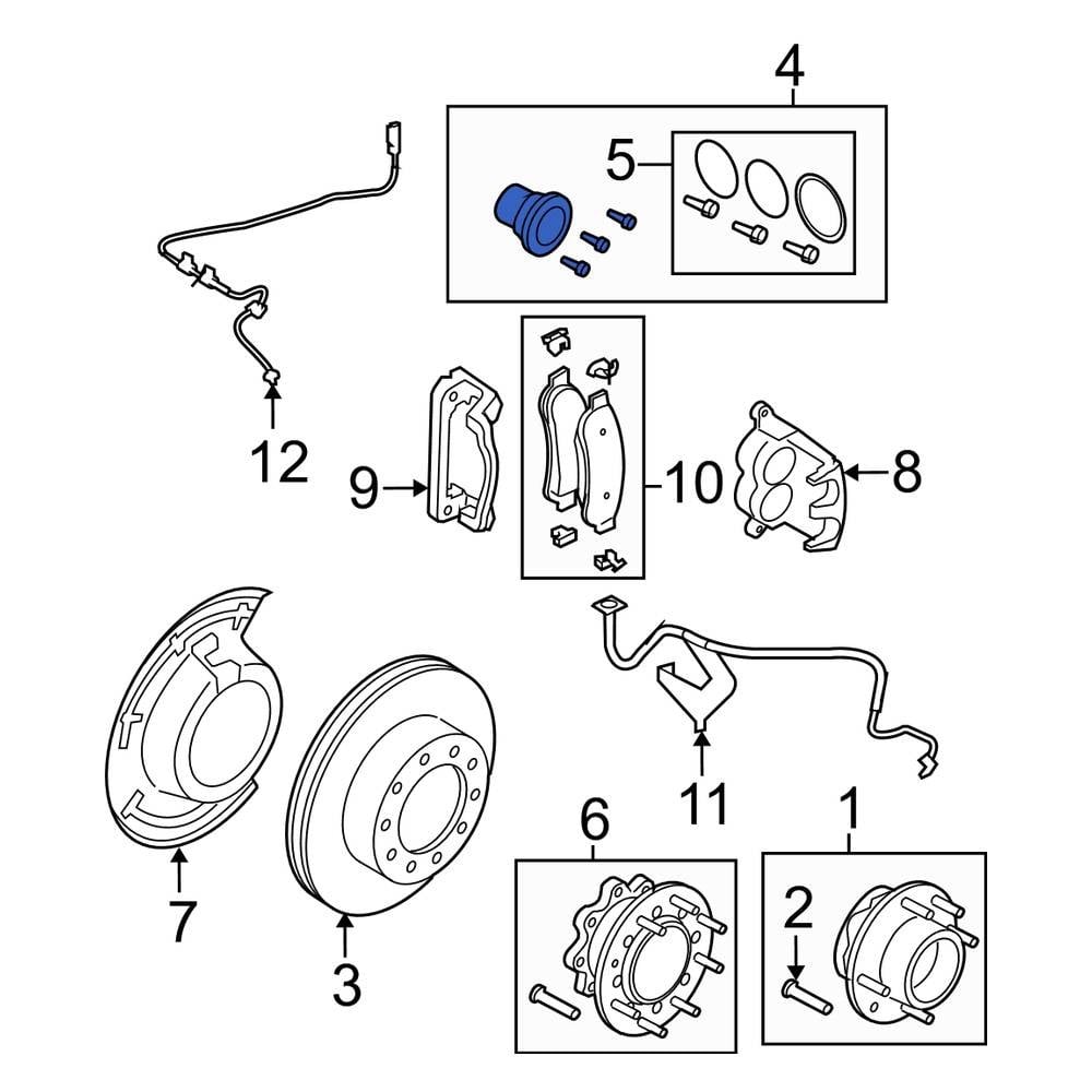 Ford OE BC3Z3B396B - Locking Hub