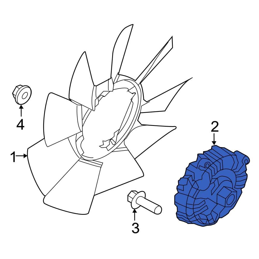 Ford OE BC3Z8A616D - Engine Cooling Fan Clutch
