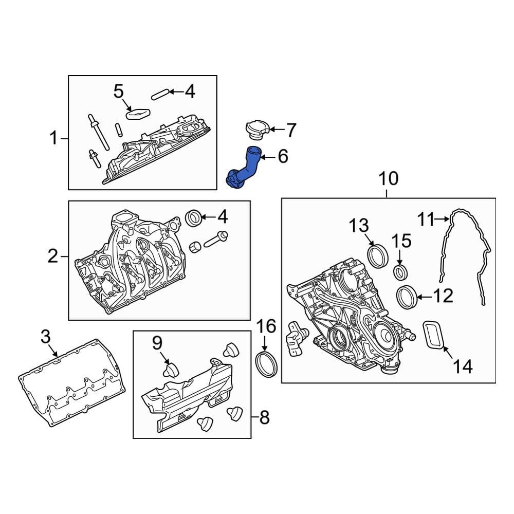 Ford OE BC3Z6763E - Engine Oil Filler Tube