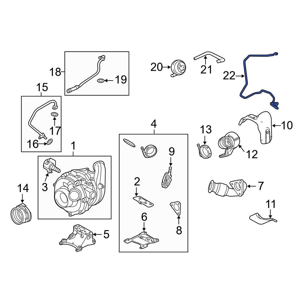 Ford OE BC3Z9C493B - Vacuum Hose