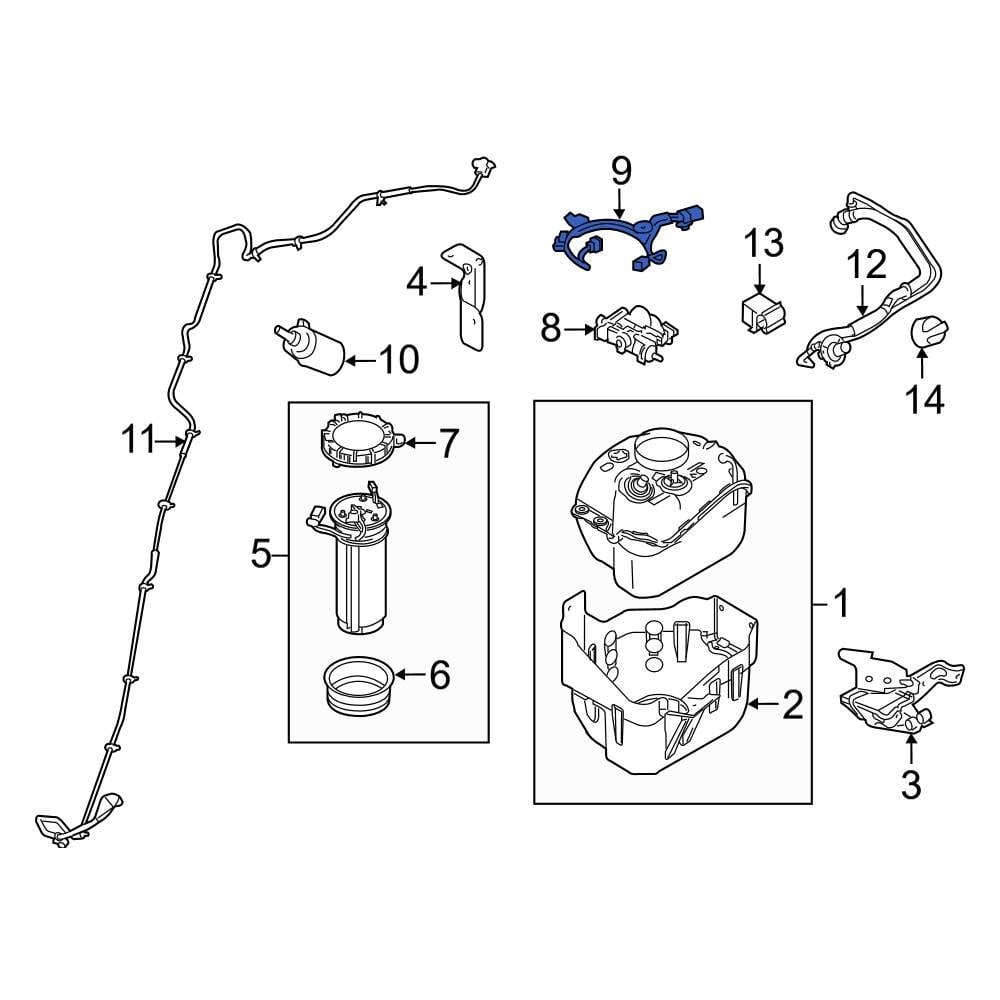 Ford OE BC3Z14407A - Diesel Exhaust Fluid (DEF) System Main Wiring Harness