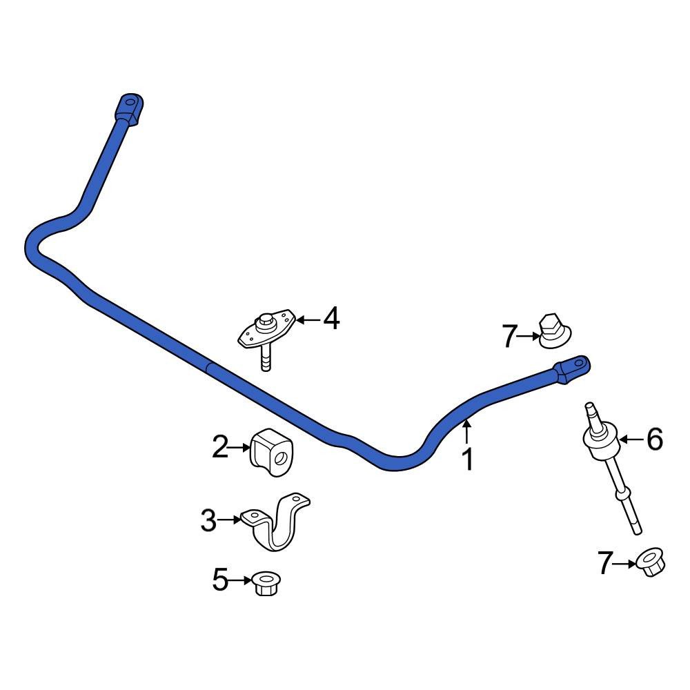 Ford OE 9C3Z5482D - Front Suspension Stabilizer Bar