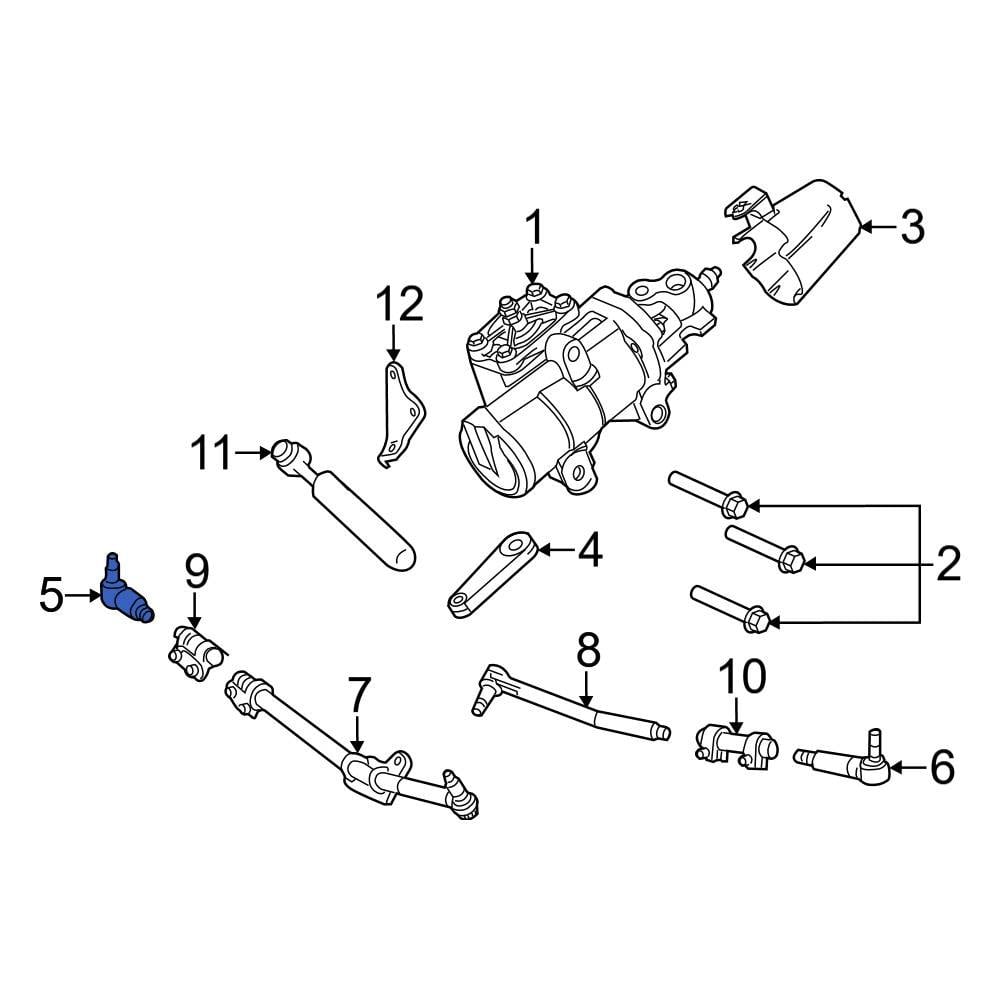 Ford OE PU2Z3V130A - Outer Steering Tie Rod End