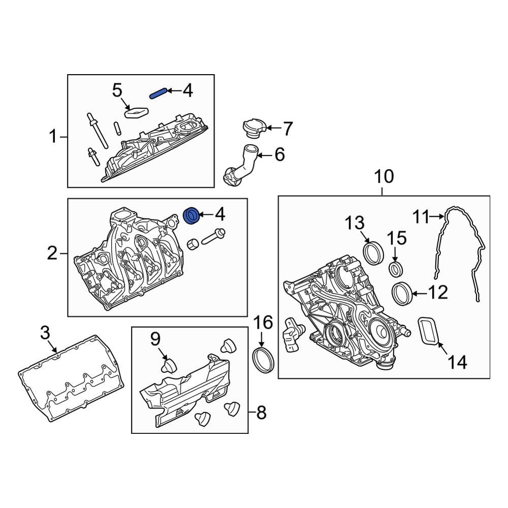 Ford OE BC3Z6C535A - Engine Valve Cover Washer Seal