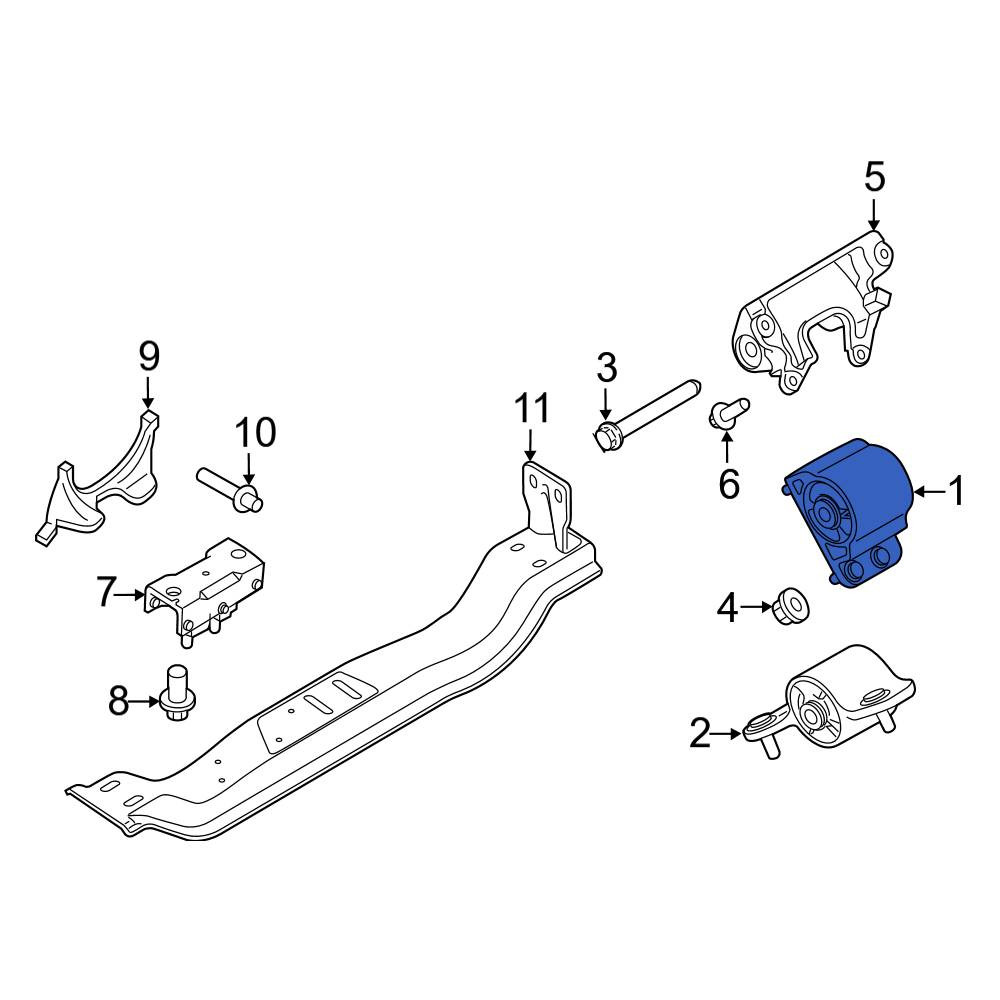 Ford OE HC3Z6038C - Right Engine Mount