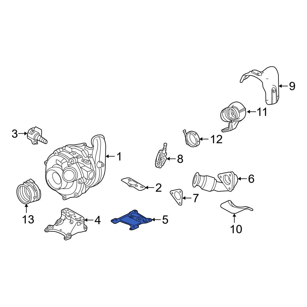 Ford OE BC3Z6587A - Turbocharger Gasket