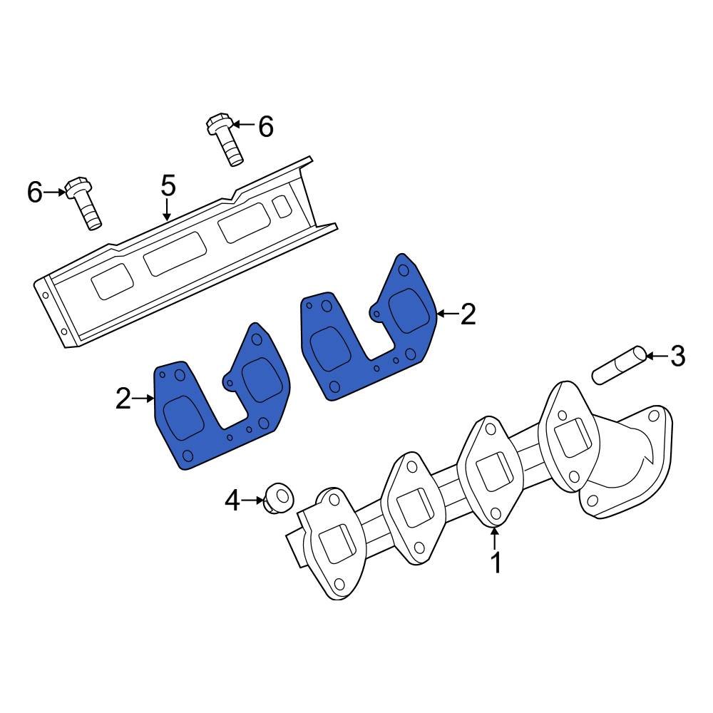 Ford OE BC3Z9448B - Exhaust Manifold Gasket